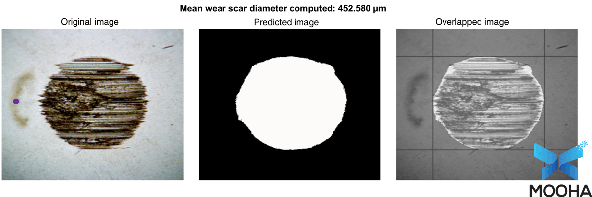 Automation in detecting wear scar and its measurements