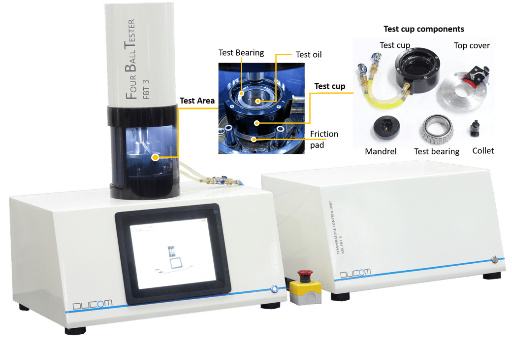 KRL Shear Stability Tests in Four Ball Tester (FBT-3)