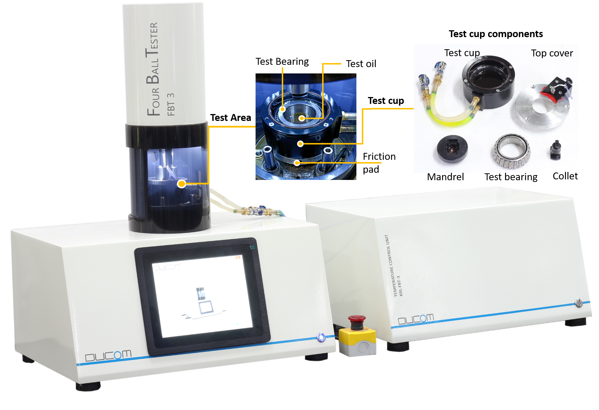 KRL Shear Stability Tests in Four Ball Tester (FBT-3)